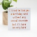 Birthday Sexual Innuendo Funny Card for Him Husband - Etsy