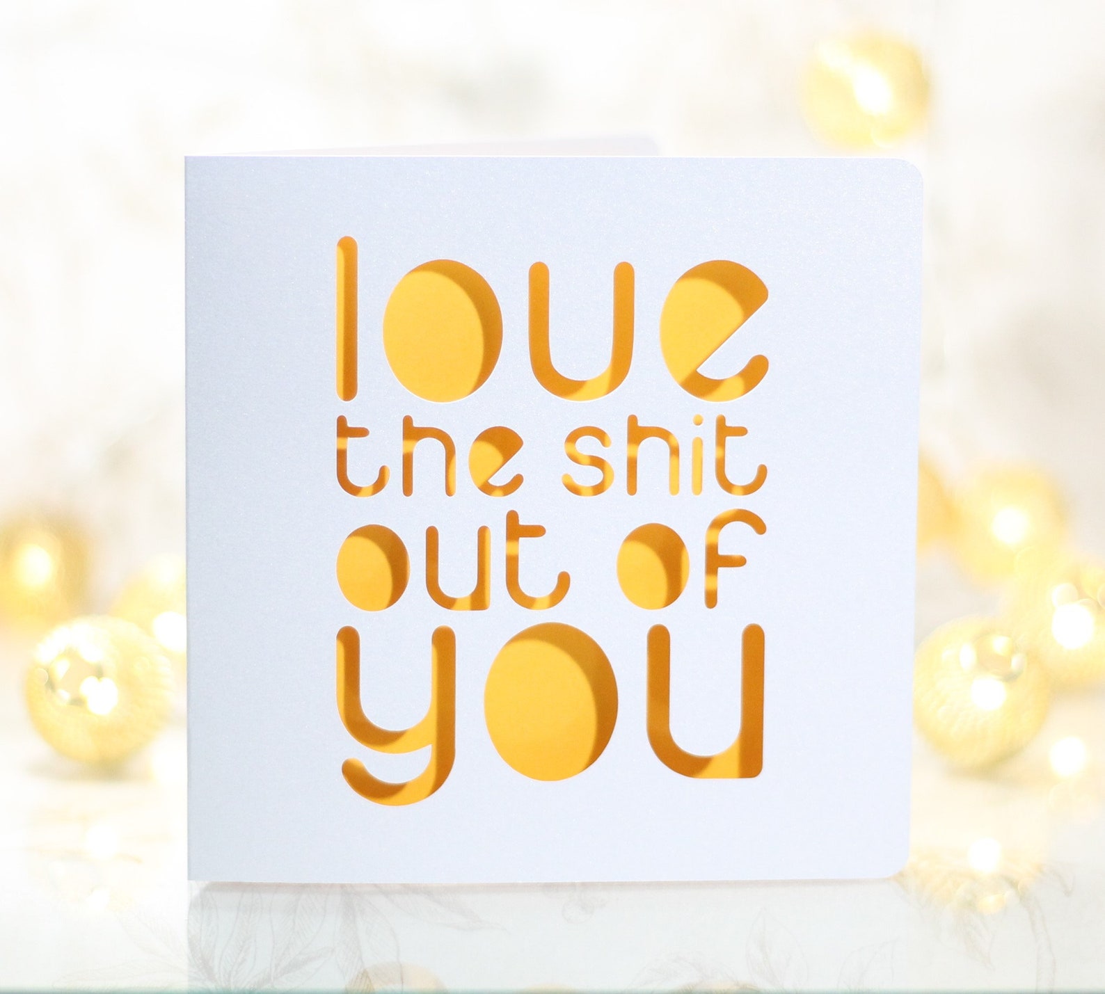 Love Card Love the Shit Out of You Love You Card Valentines | Etsy