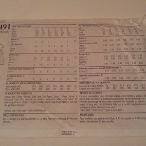 New Look ...for Kids Sewing Pattern 6491 Girls' Dress in Size 3, 4, 5 ...