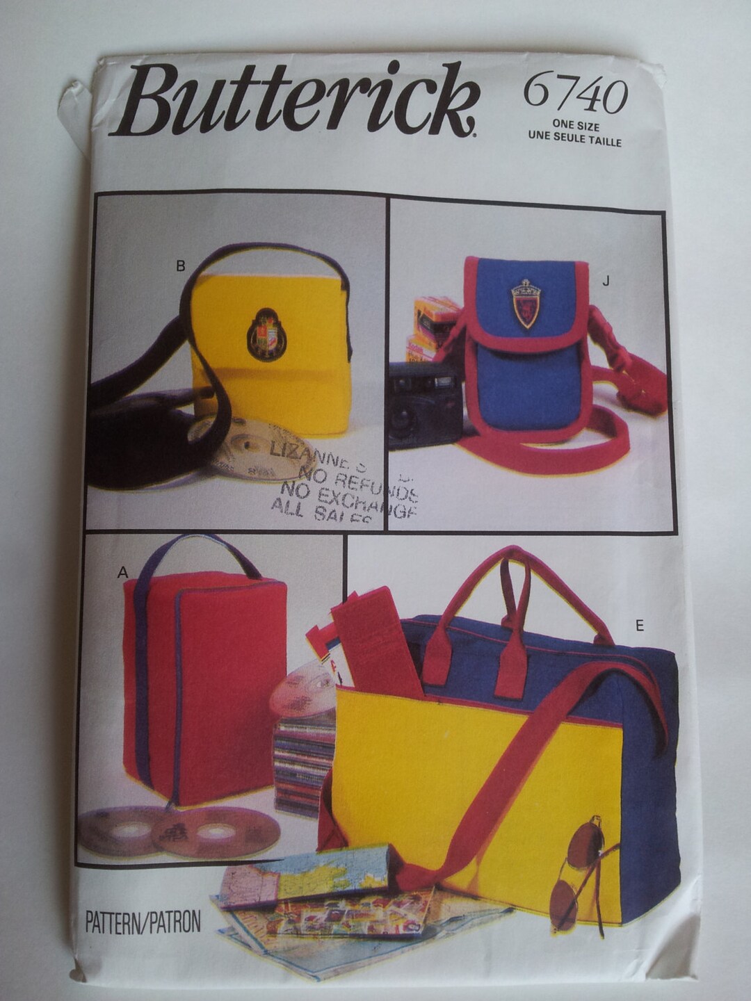 Vintage Butterick Sewing Pattern 6740 Cases - Etsy