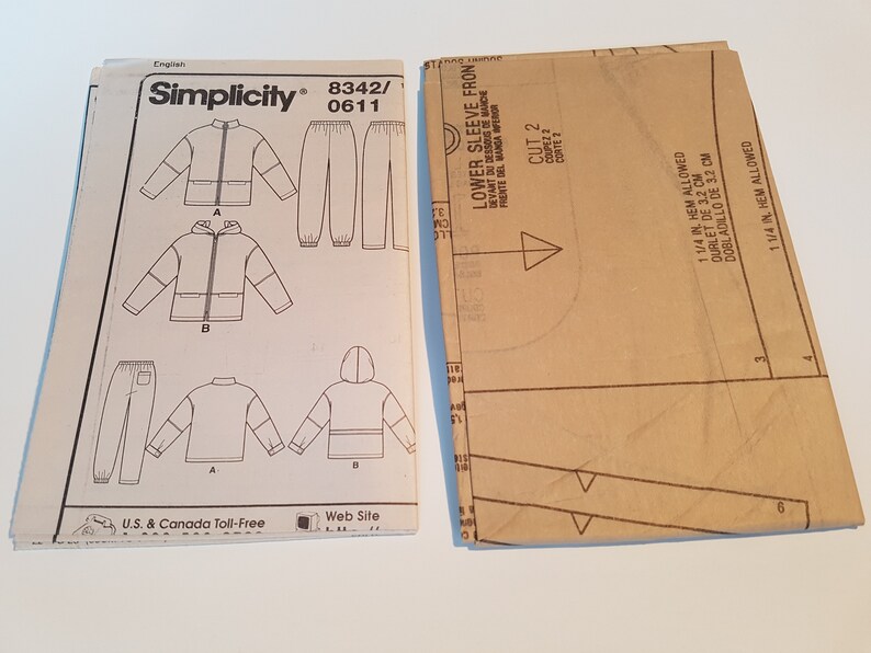 Vintage Simplicity Sewing Pattern 8342 Child's Girls' | Etsy