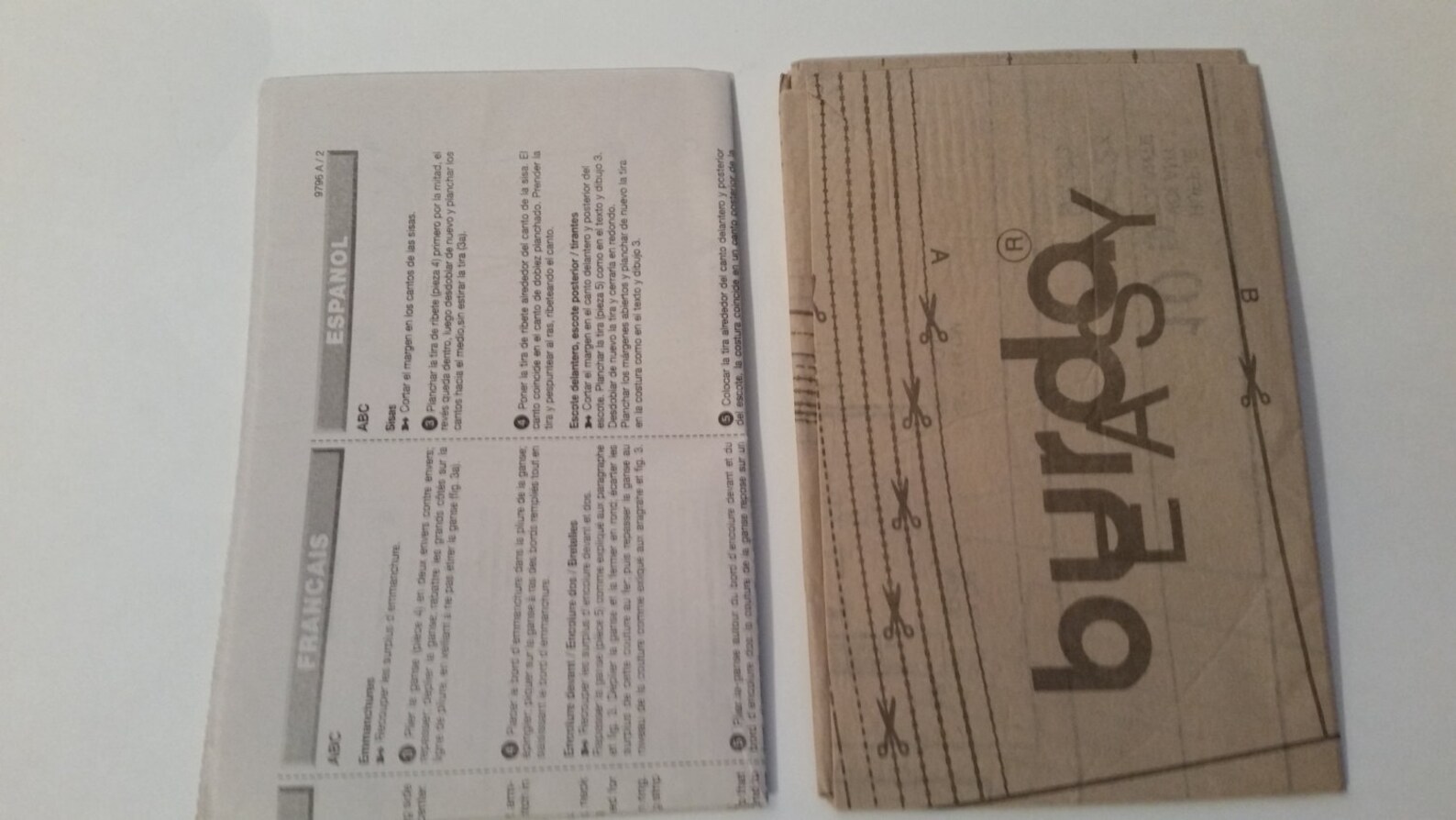 Burda Sewing Pattern 9796 Girls' Halter Top bra Slip - Etsy Canada