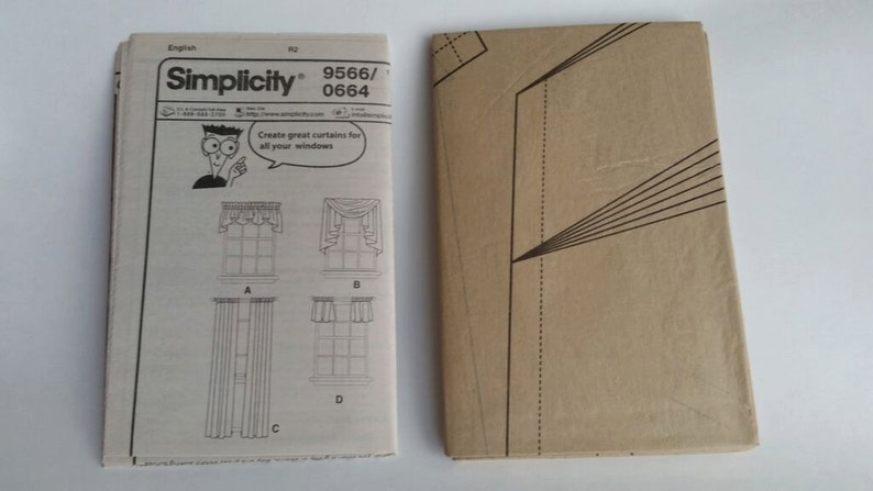 Simplicity Window Treatments Sewing Patterns for Dummies Sewing Pattern ...