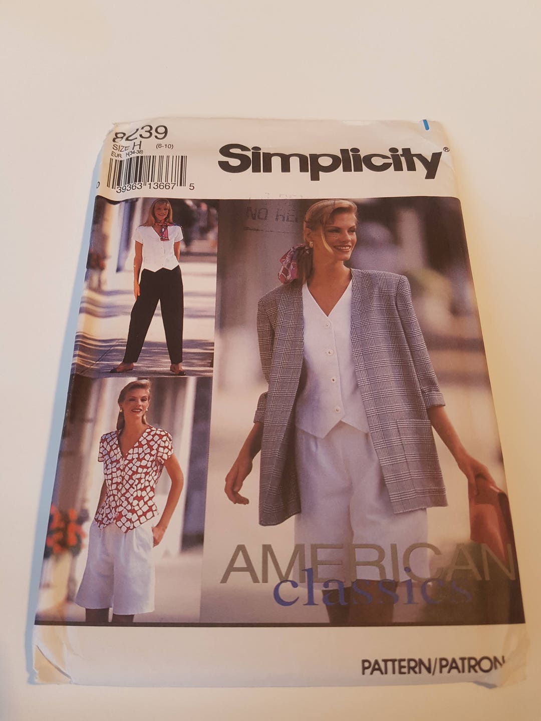 Vintage Simplicity Sewing Pattern 8239 Misses' Pants or - Etsy