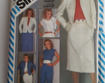 Simplicity Sewing Pattern 9952 Pants Skirt Lined Jacket in - Etsy