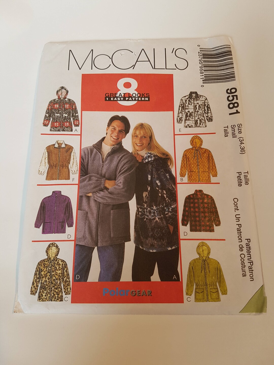 Vintage Mccall's Sewing Pattern 9581 Misses' and - Etsy