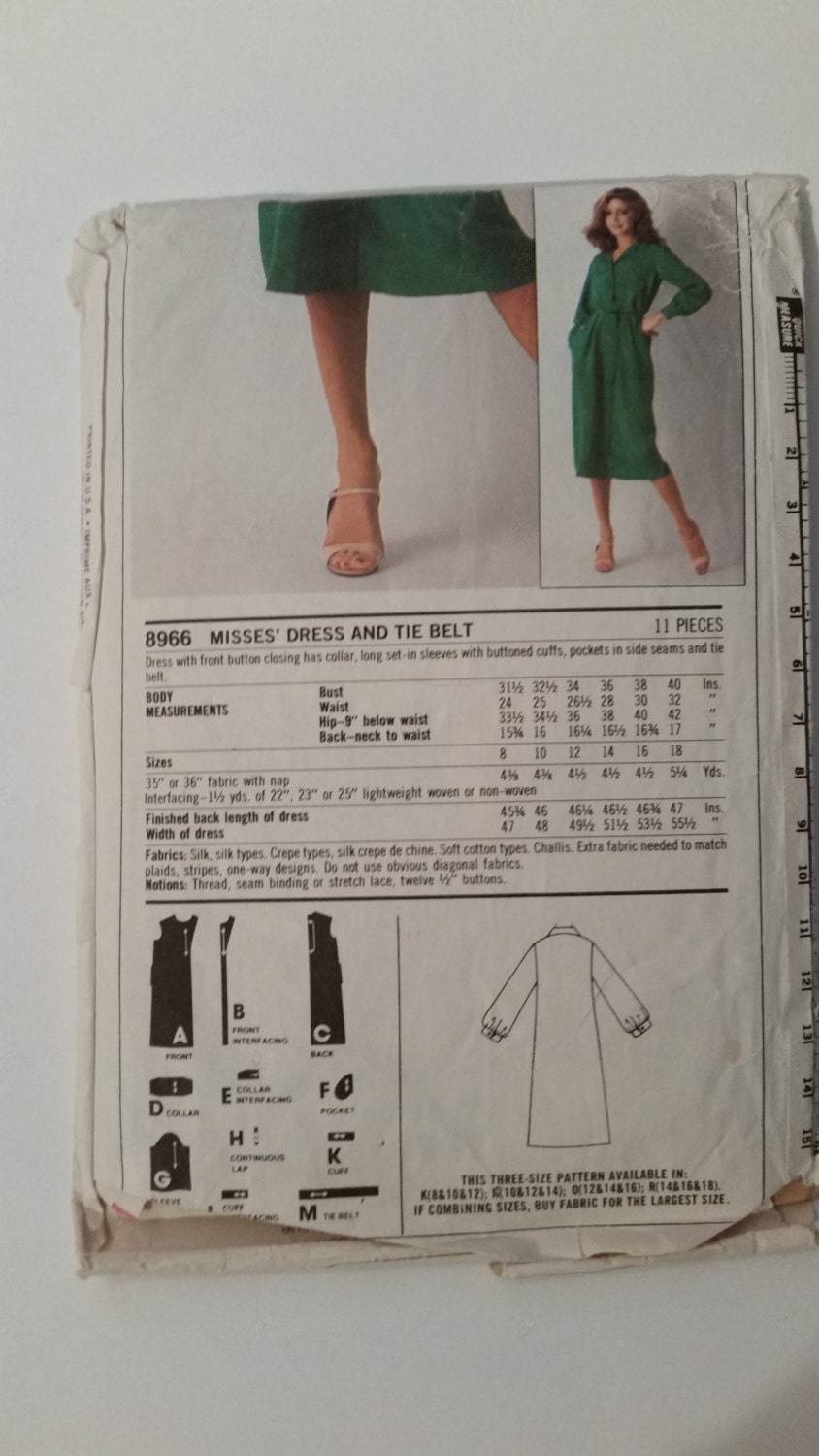 Vintage Simplicity Extra Sure Pattern 8966 Sewing Pattern | Etsy