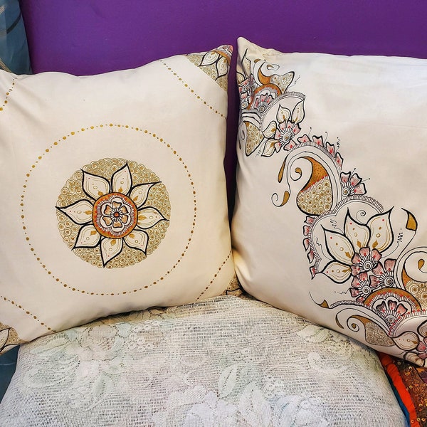 Henna Pillow Covers - Etsy