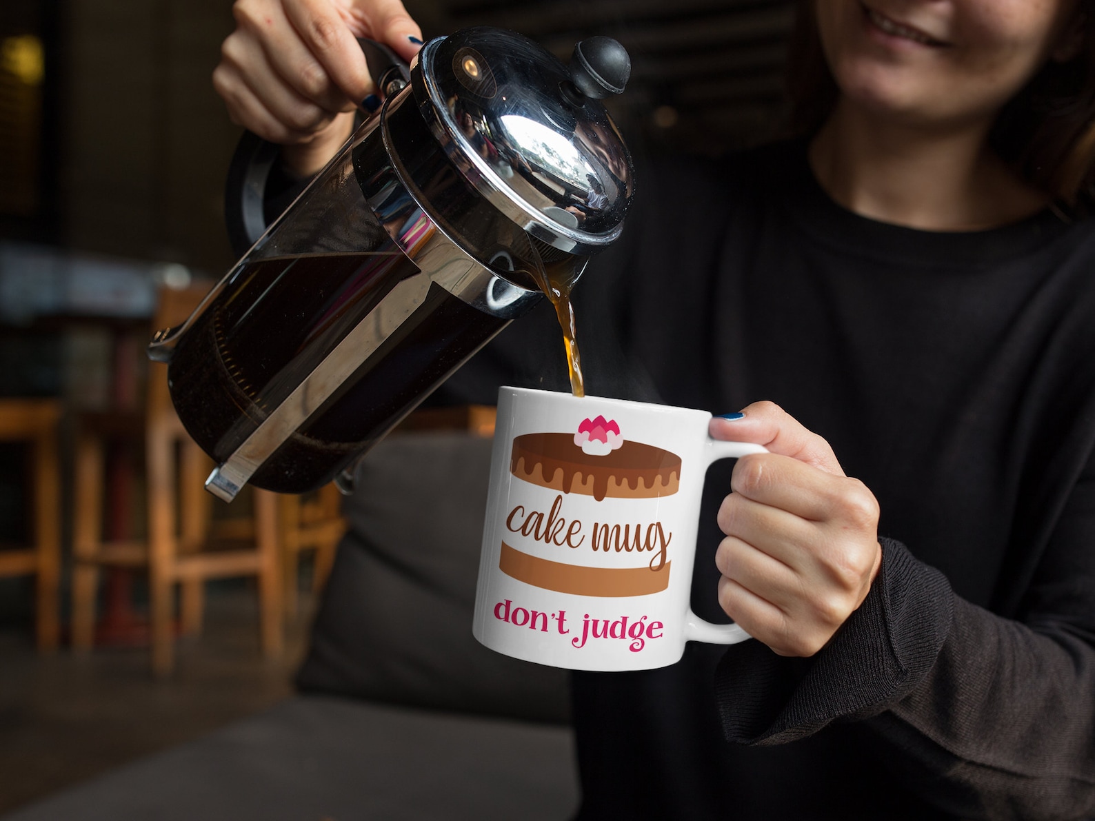 Cute Coffee Mug / Cake Coffee Mug / Gifts for Cake Lovers / Cake ...