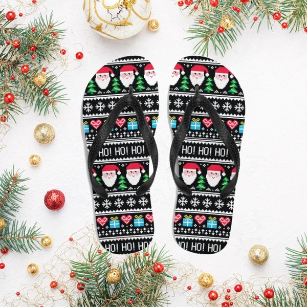 Christmas Flip Flops - Etsy