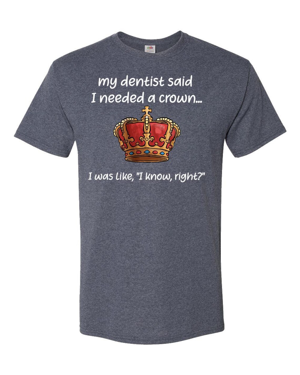 Crown Tshirt Royalty Tshirt Funny Crown Tshirt Funny | Etsy