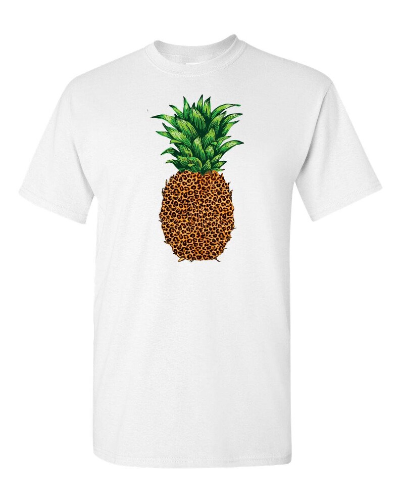 Pineapple Shirt / Leopard Shirt / - Etsy