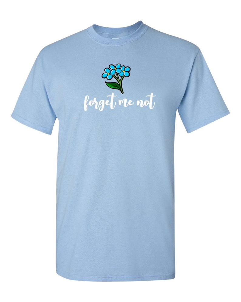 Forget Me Not Shirt Nature Inspired Shirt Flower Shirt - Etsy