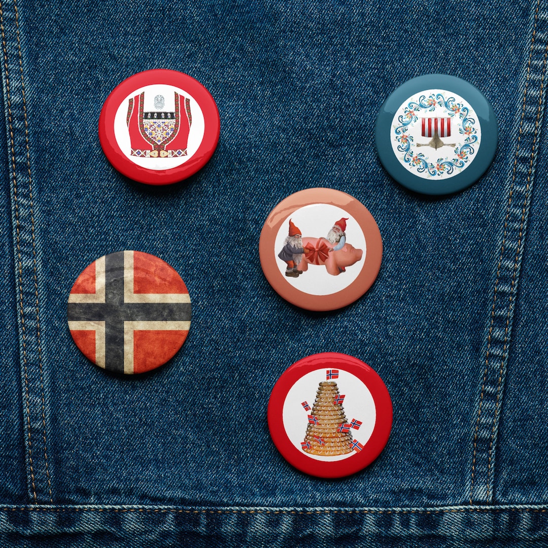 Norwegian Pins - Set of 5 - Etsy
