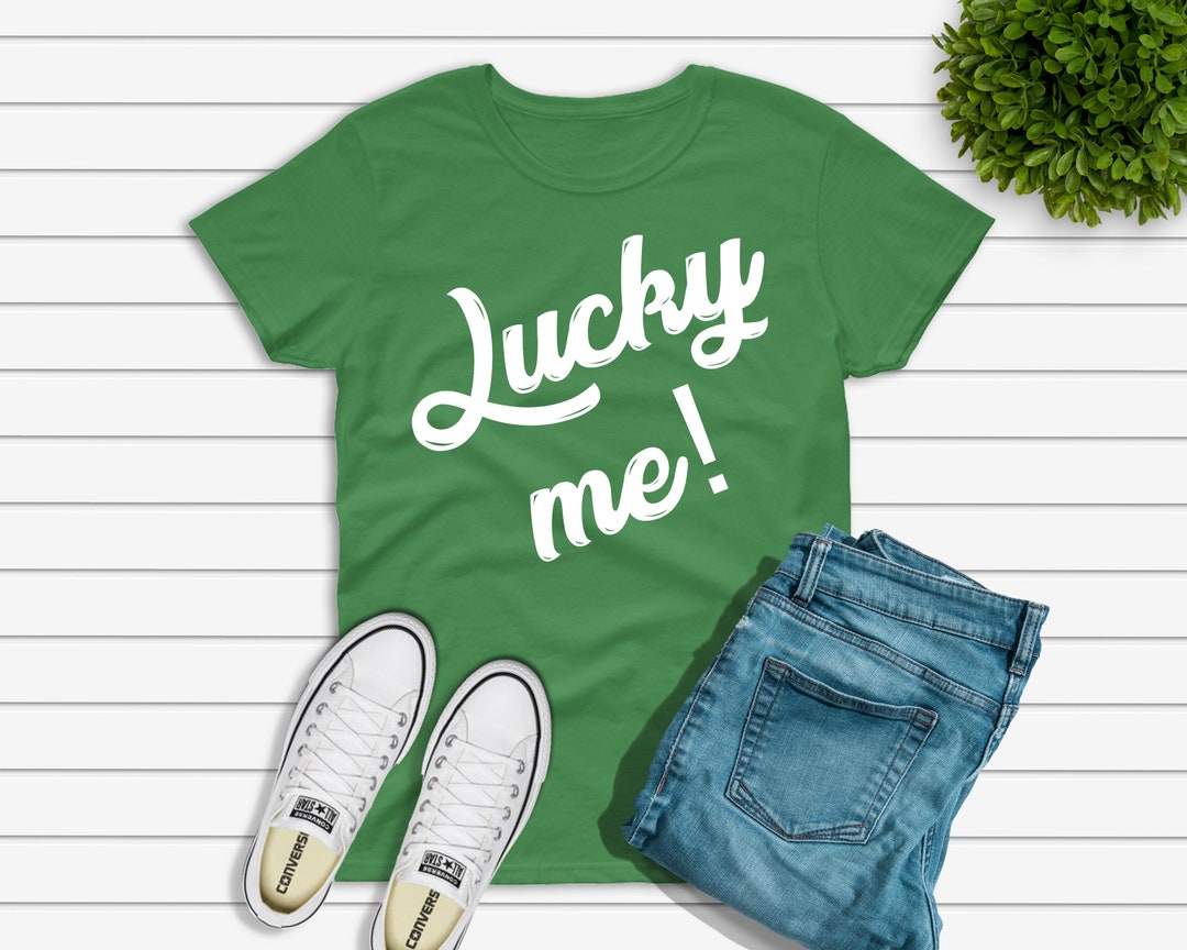 Lucky Me Shirt, St. Patrick's Day Soft Cotton Tee - Etsy