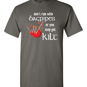 Bagpipes Tshirt Funny Scottish Shirt Kilt Tshirt Scotland Gifts - Etsy