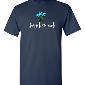 Forget Me Not Shirt Nature Inspired Shirt Flower Shirt - Etsy