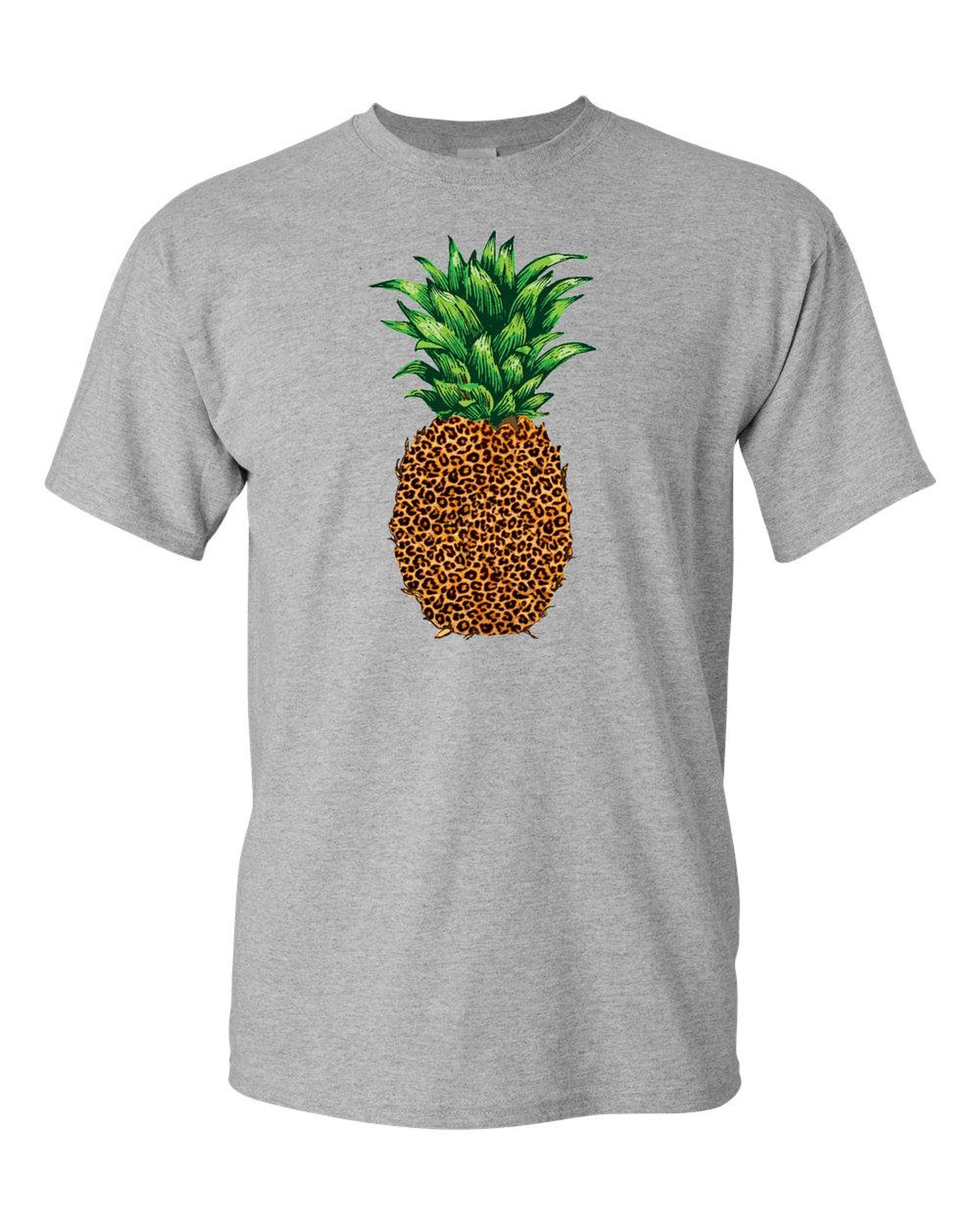 Pineapple Shirt / Leopard Shirt / - Etsy