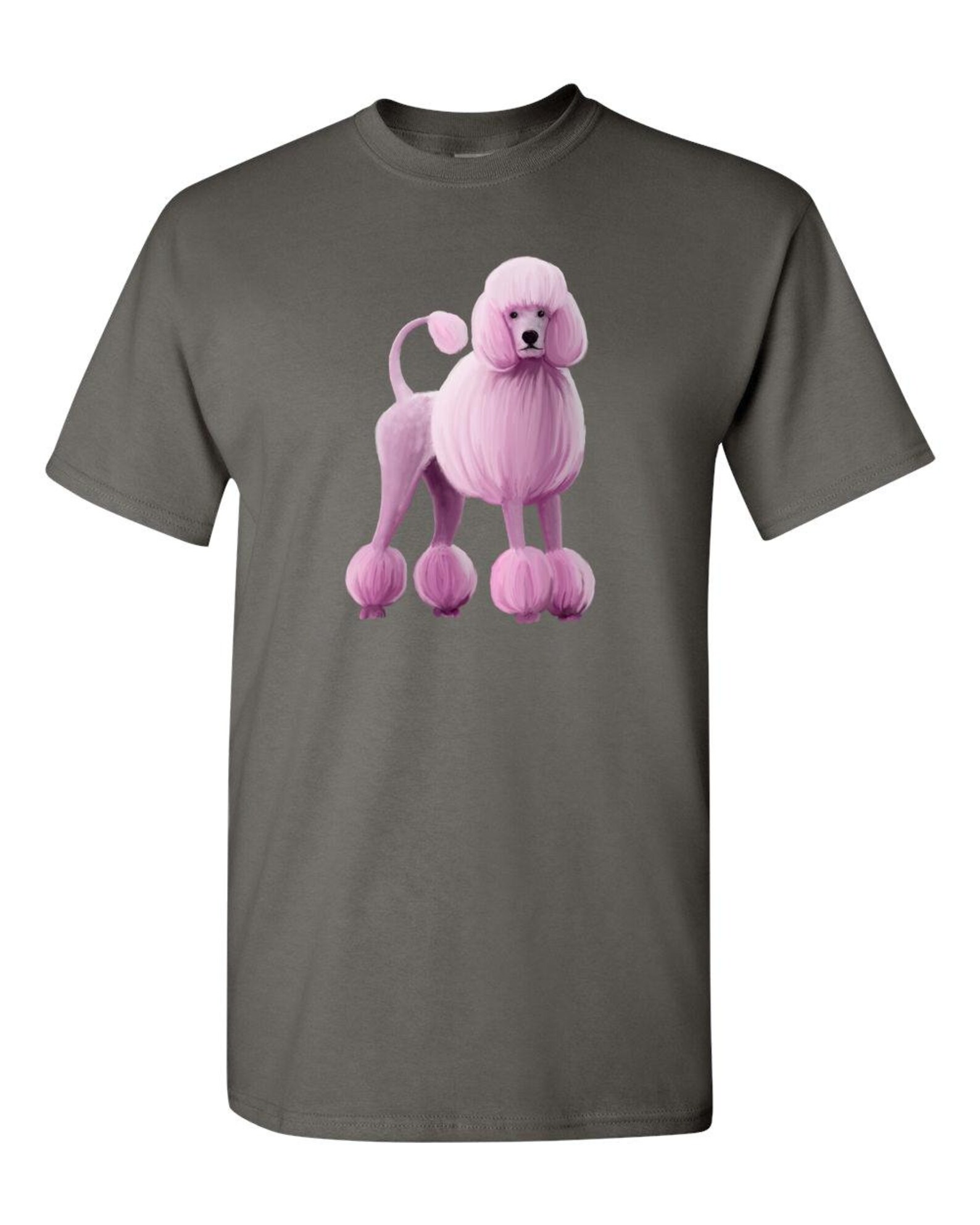 Pink Poodle Dog Tshirt - Funny and Cute Poodle Mom Shirt, Dog Walker ...