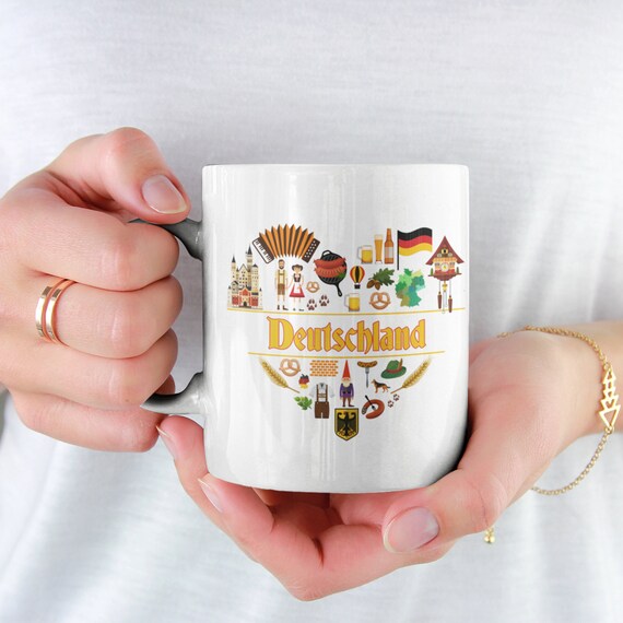 Deutschland Mug Germany Mug Gift For Germans | Etsy