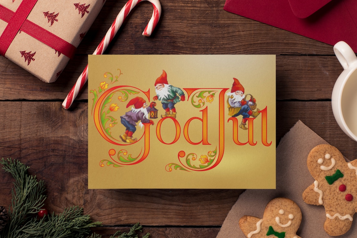 Norwegian Christmas Cards - Etsy