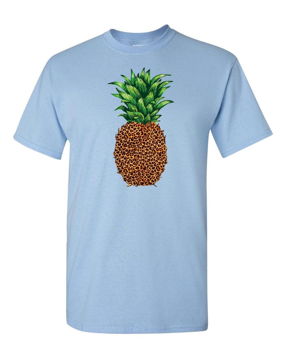Pineapple Shirt / Leopard Shirt / - Etsy