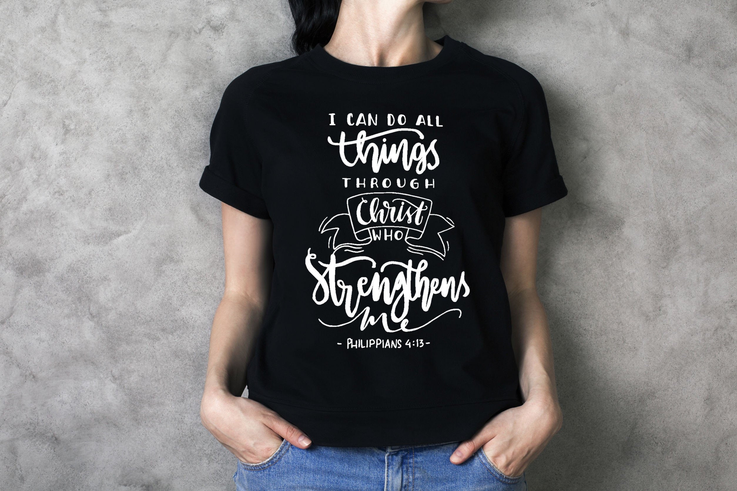 Christian Tshirt Bible Verse Shirt Christ Shirt Etsy