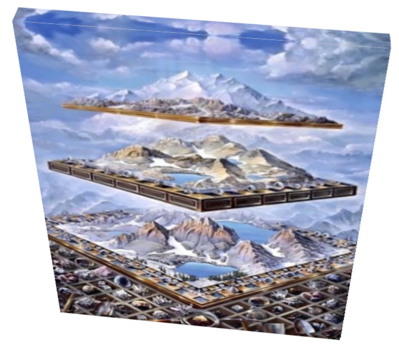 Earth's Inner Dimensional Realms - Etsy