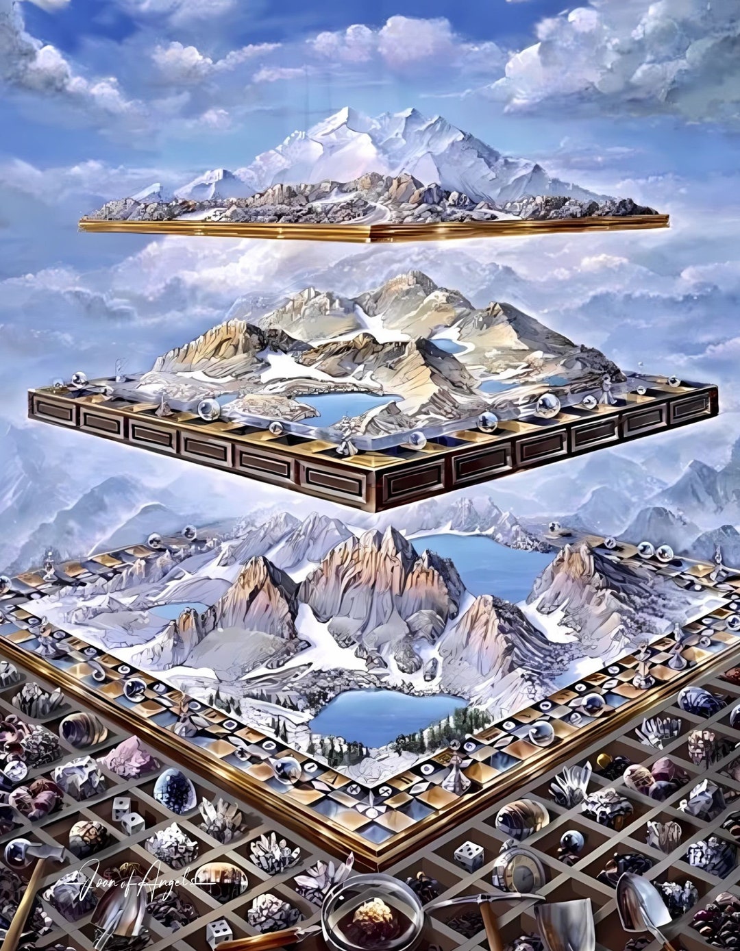 Earth's Inner Dimensional Realms - Etsy