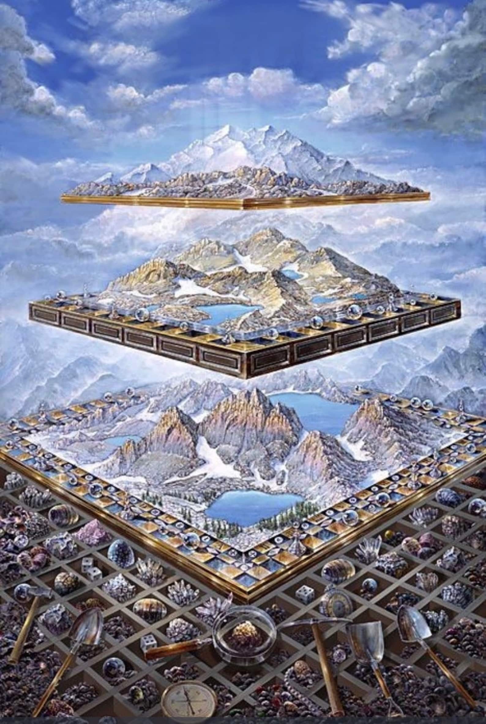 Earth's Inner Dimensional Realms - Etsy