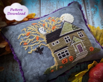 Halloween Pumpkin Patch Cross-stitch Pattern PDF Download - Etsy