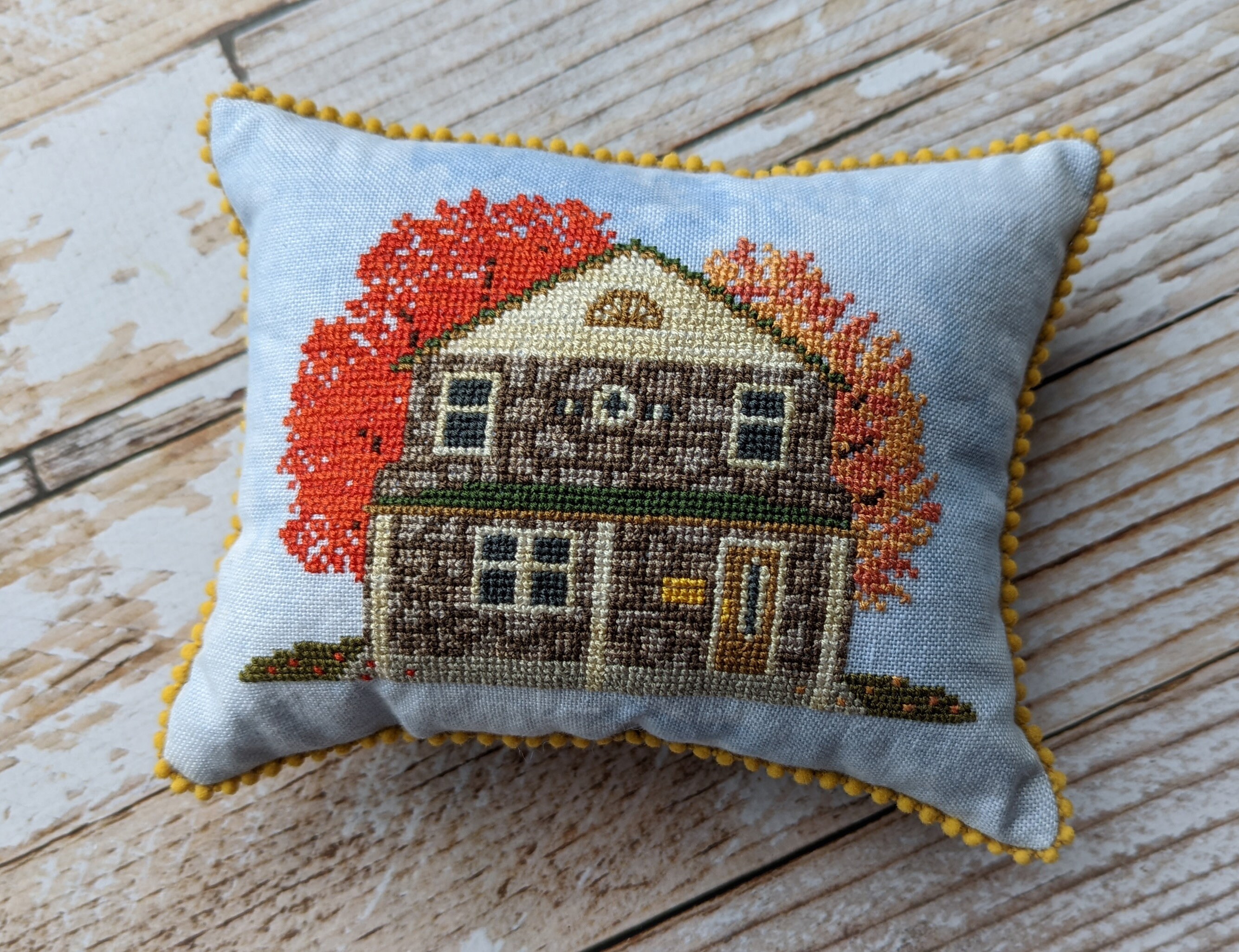 Autumn House Cross-stitch Pattern - PDF Download - Etsy