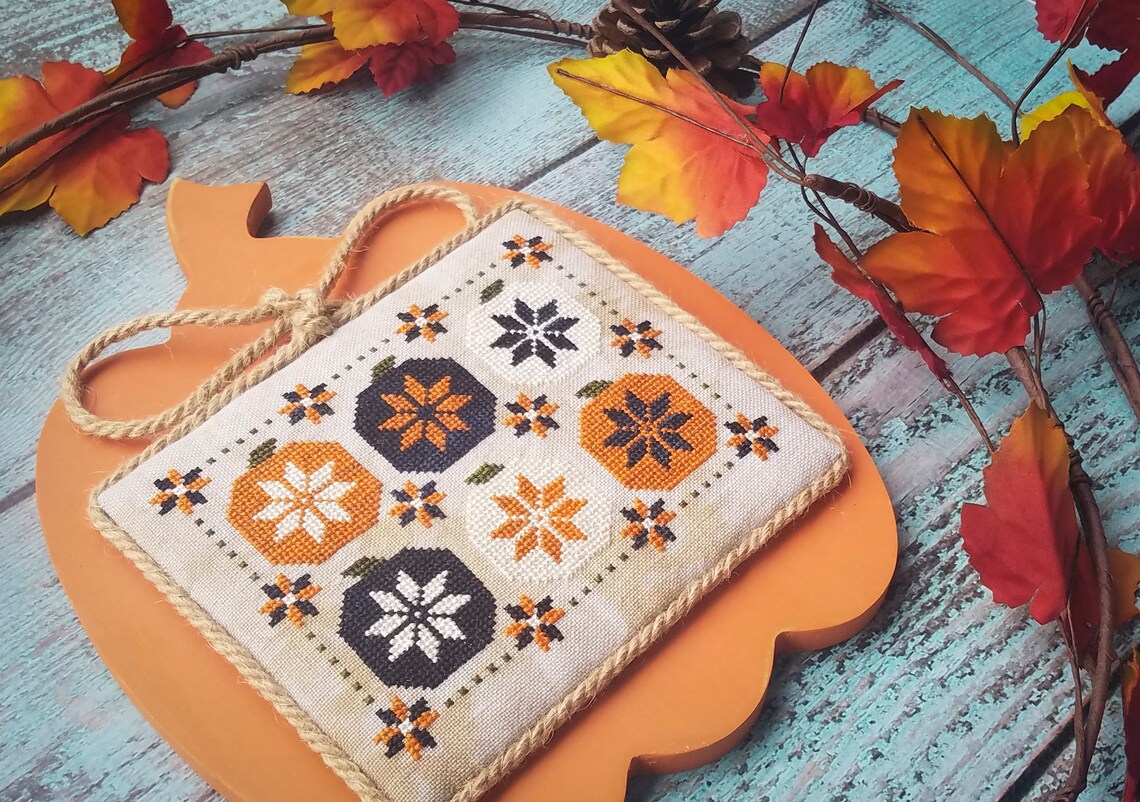 Halloween Pumpkin Patch Cross-stitch Pattern PDF Download - Etsy