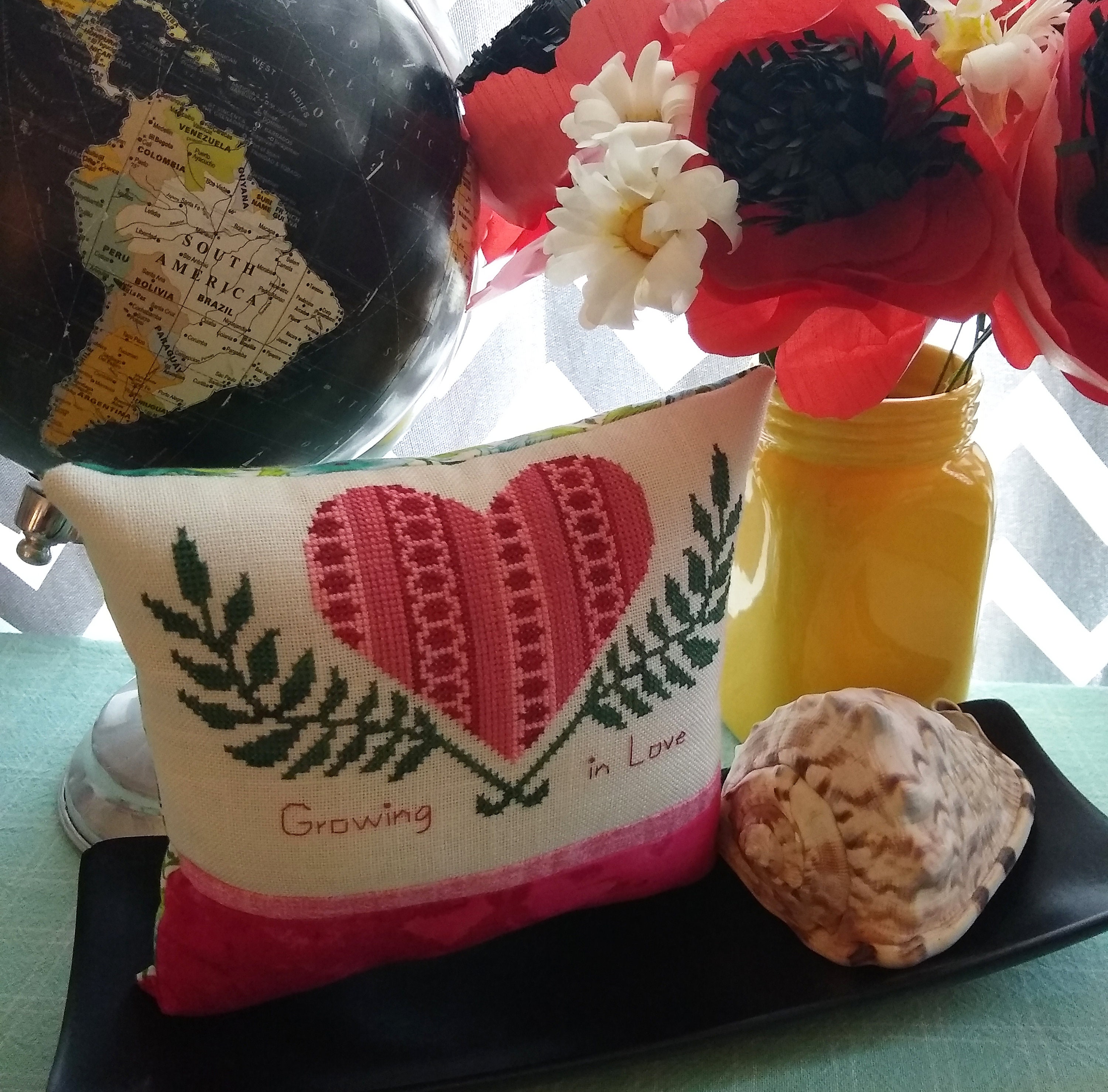 Growing in Love Cross-stitch Pattern PDF Download - Etsy