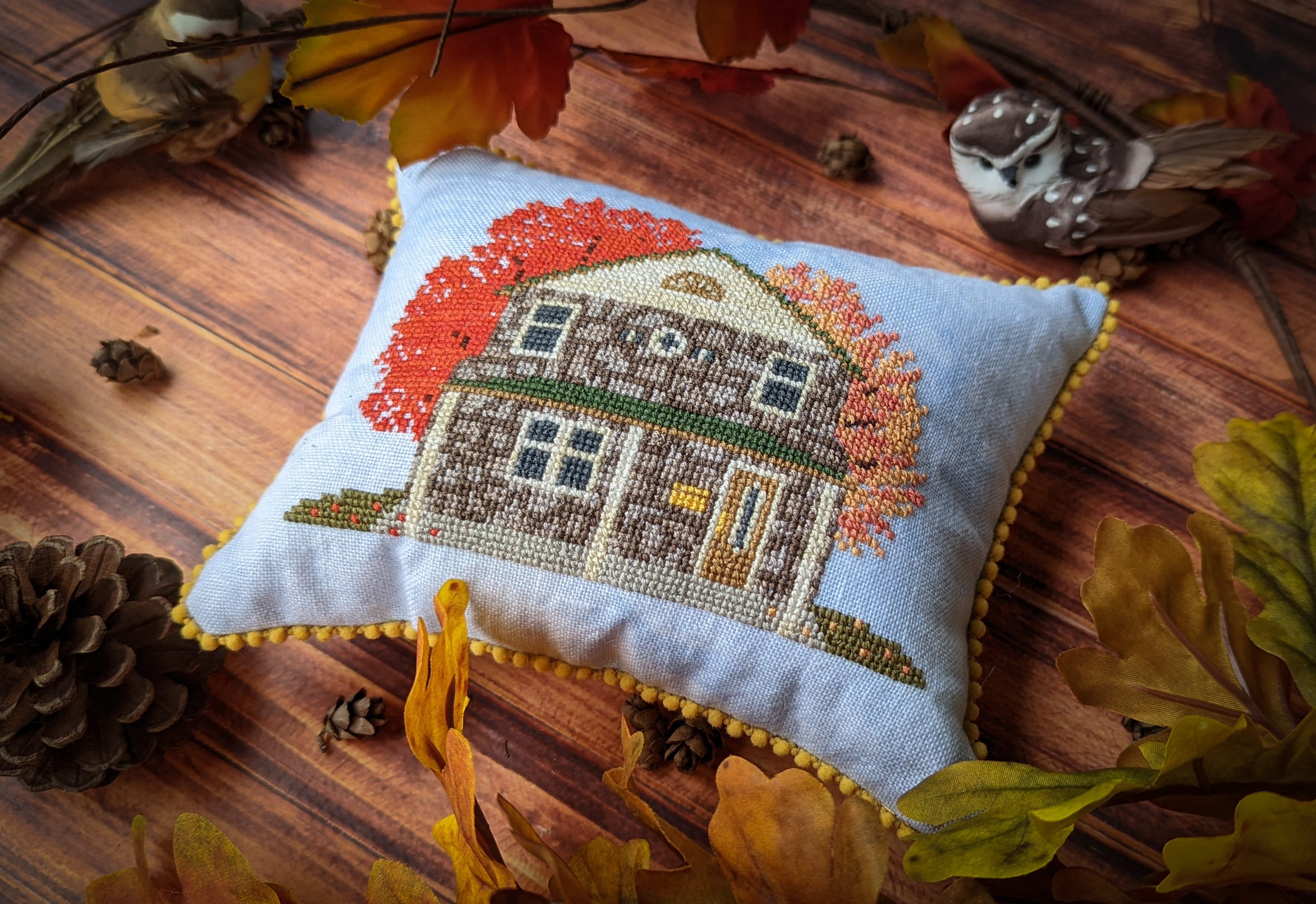 Autumn House Cross-stitch Pattern - PDF Download - Etsy