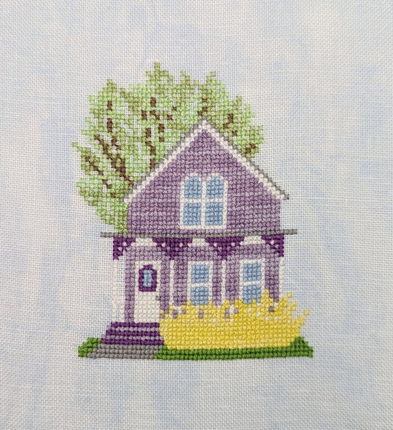 Spring House Cross-stitch Pattern - PDF Download - Etsy