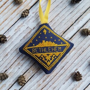 Bethlehem Ornament Cross-stitch Pattern - PDF Download - Etsy