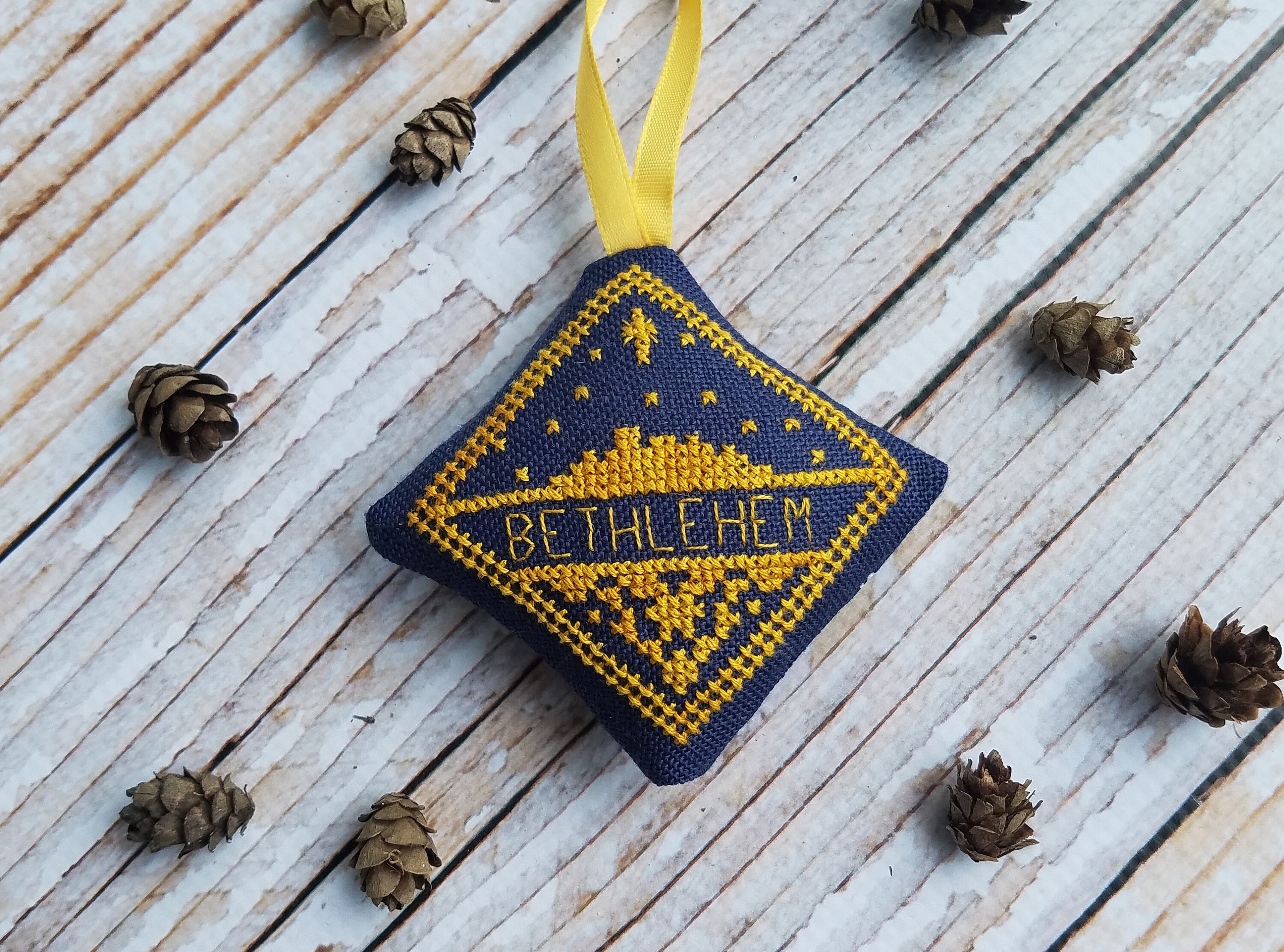 Bethlehem Ornament Cross-stitch Pattern PDF Download - Etsy