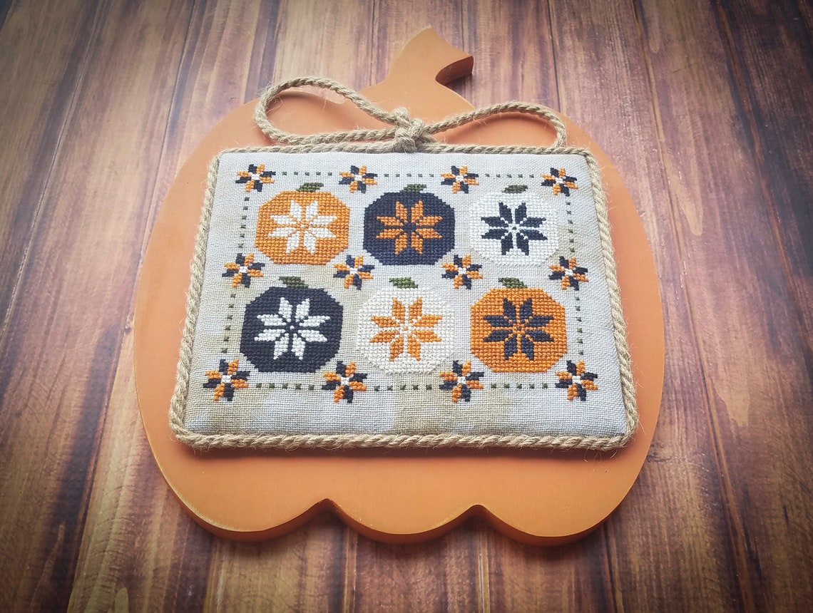 Halloween Pumpkin Patch Cross-stitch Pattern PDF Download - Etsy