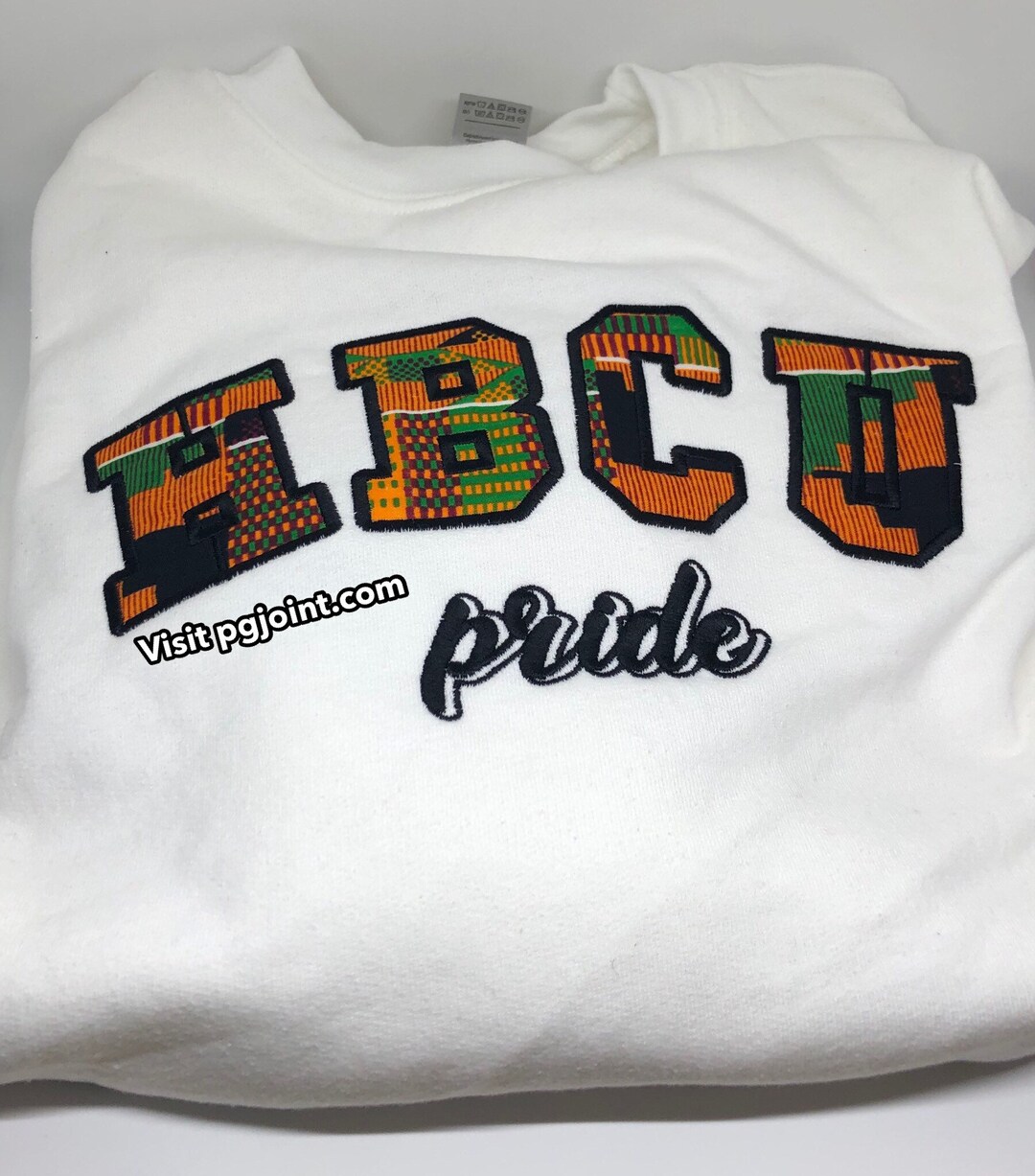HBCU Pride Embroidered Kente Sweatshirt - Etsy