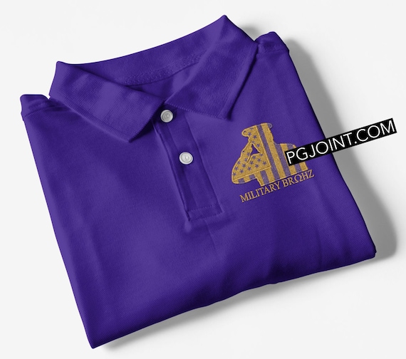 Military Bruhz Embroidered Polo Etsy