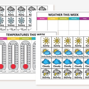 Printable Homeschool Calendar Wall Set - Etsy