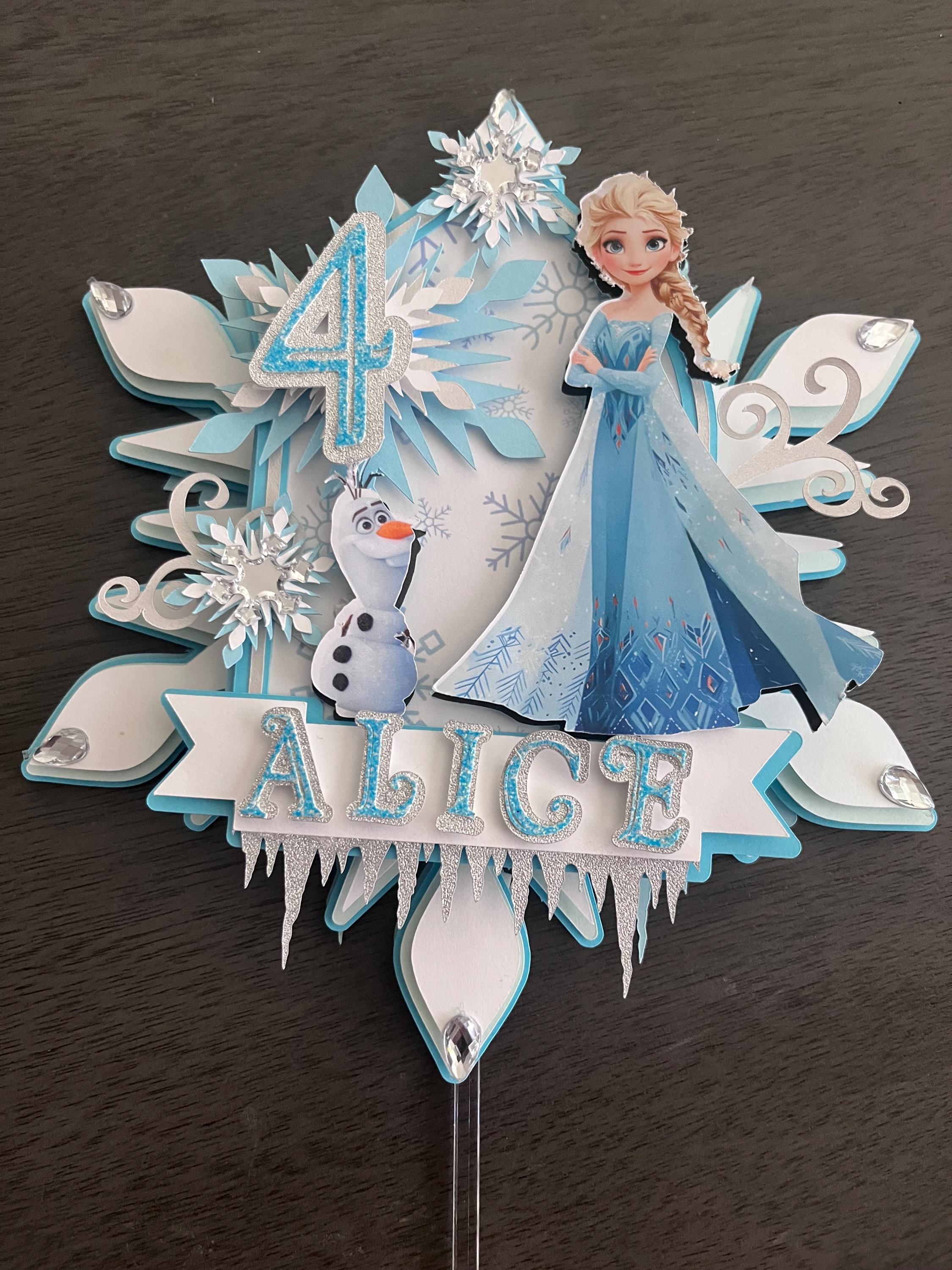 FROZEN CAKE TOPPER - Etsy