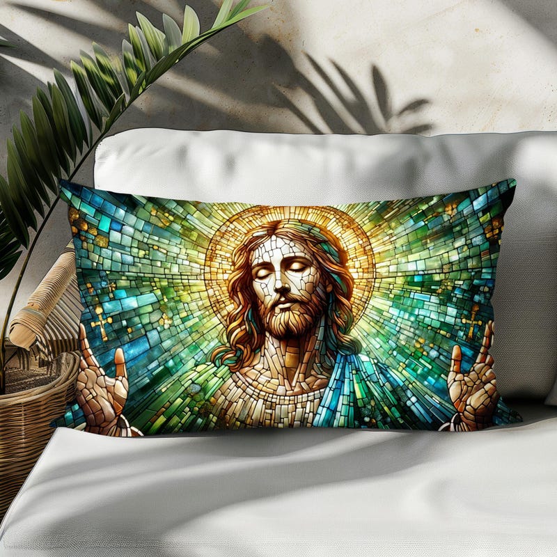 Jesus Pillow - Etsy