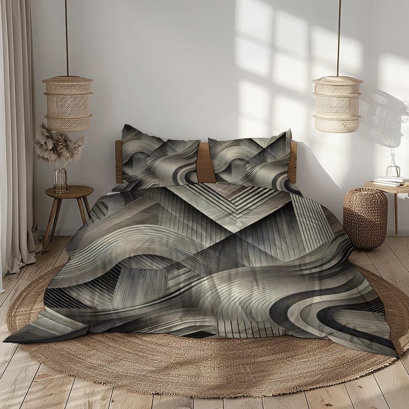 Abstract Bedding - Etsy