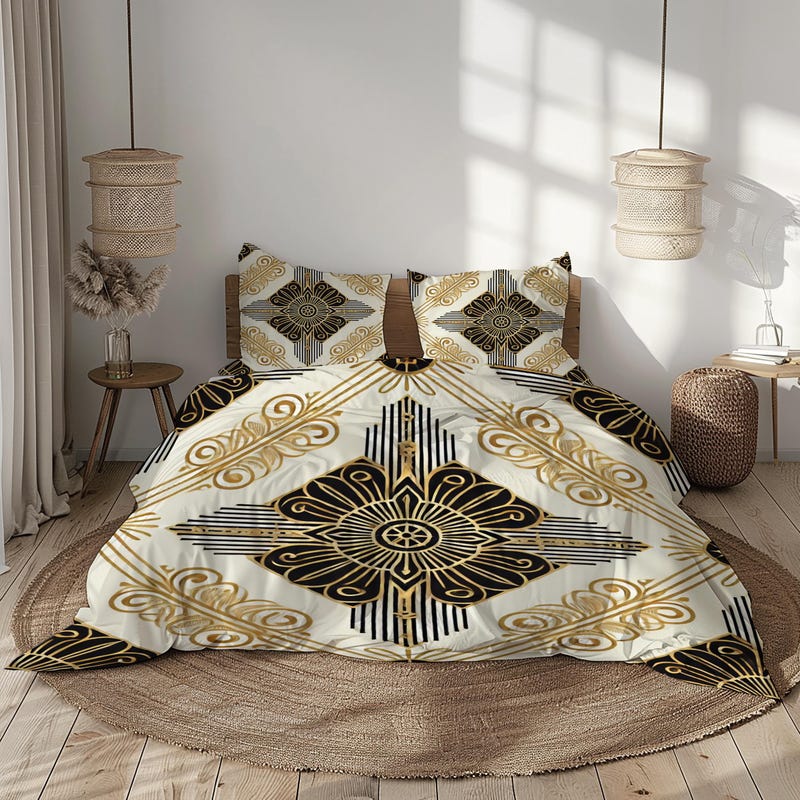 Art Deco Bedding - Etsy UK