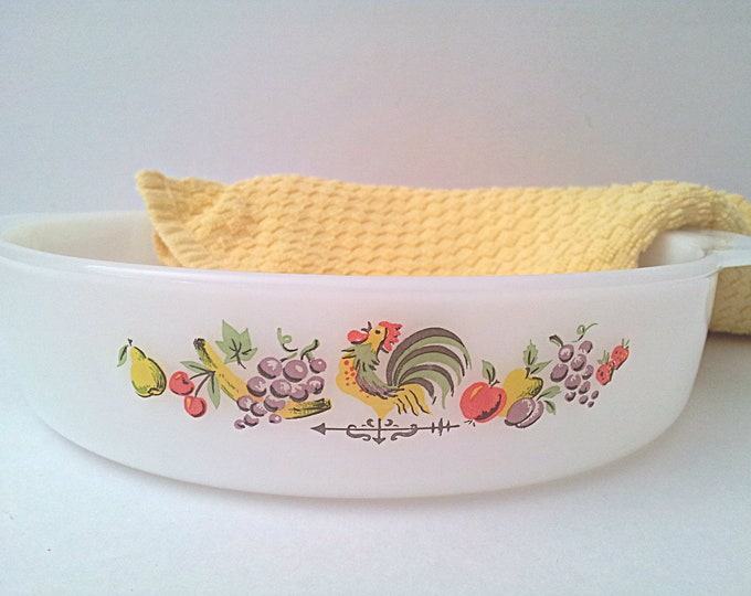 Vintage Fire-king 8 Inch Ovenware Dish - Etsy
