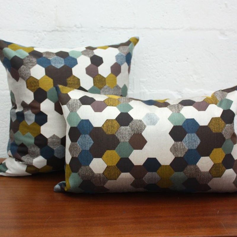 Hexagon Pillow - Etsy