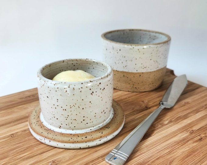 Handmade Ceramic Butter Keeper ~ Wheel Thrown Pottery Butter Dish ...