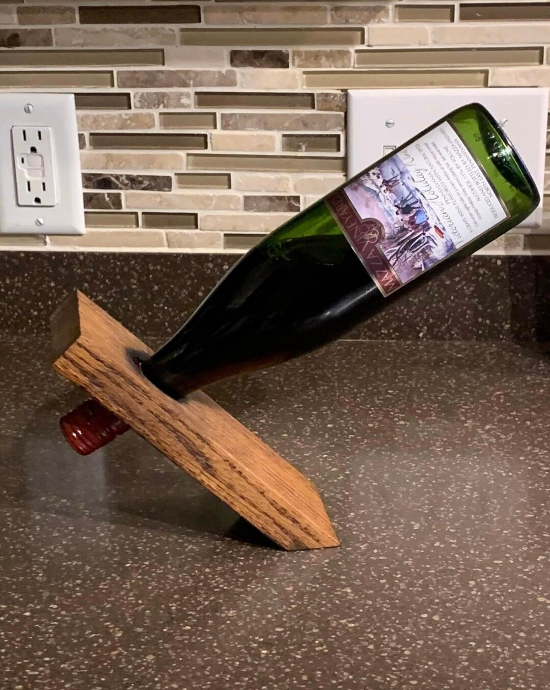 Wine Bottle Stand Counter Balance - Etsy